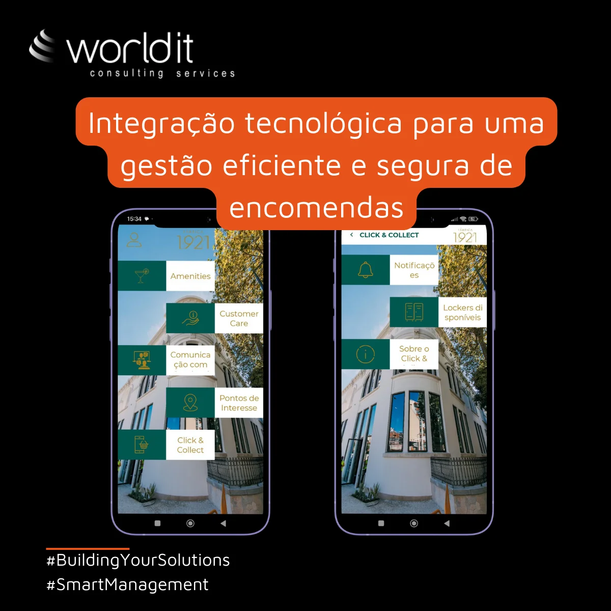 Integração da App Azapp para a Fábrica 1921 com Cacifos Inteligentes